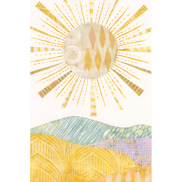 Latitude Run® Boho Sunshine II - Wrapped Canvas Graphic Art | Wayfair